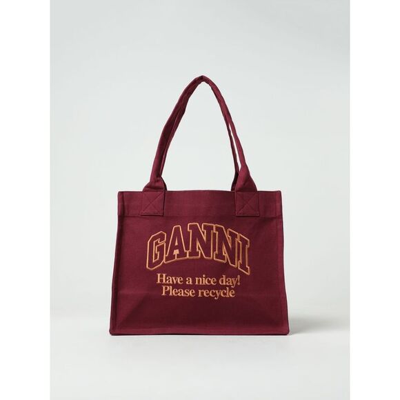 Ganni | Bags | Ganni Tote Bags Woman Red | Poshmark